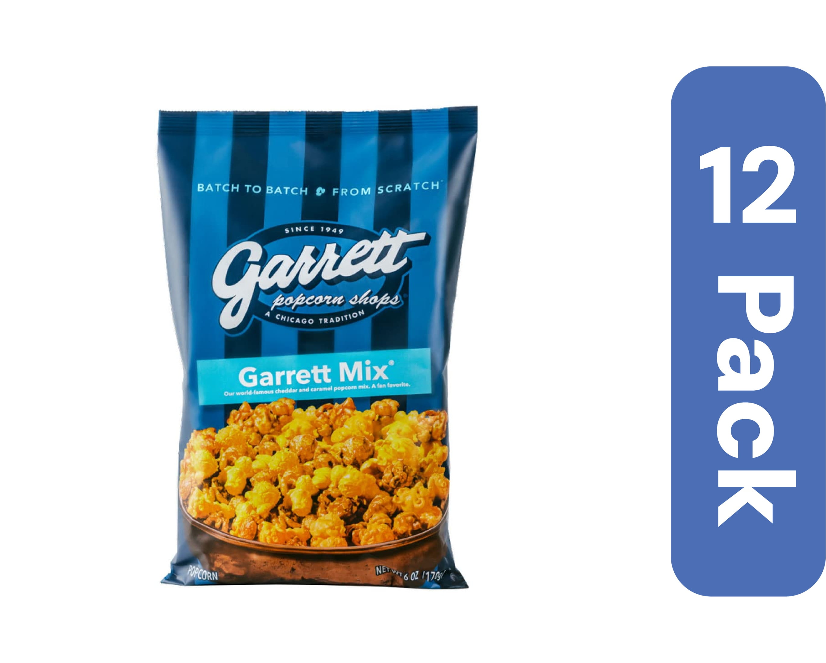 Garrett Brands Popcorn Garrett Mix 6 oz (Pack Of 12) - Walmart.com