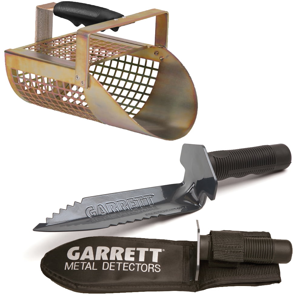 Garrett Edge Digger Spade and Anodized Sand Scoop Beach Metal Detector ...