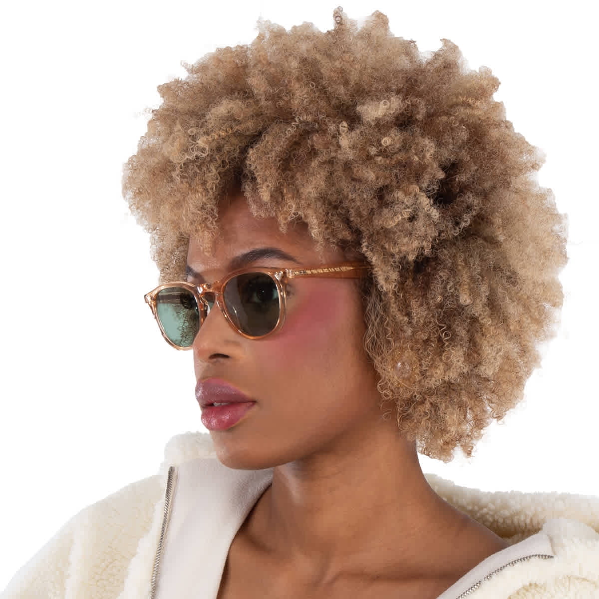 Garrett Leight GLCO X ANDRe SARAIVA SUN Veridia Oval Ladies Sunglasses ...