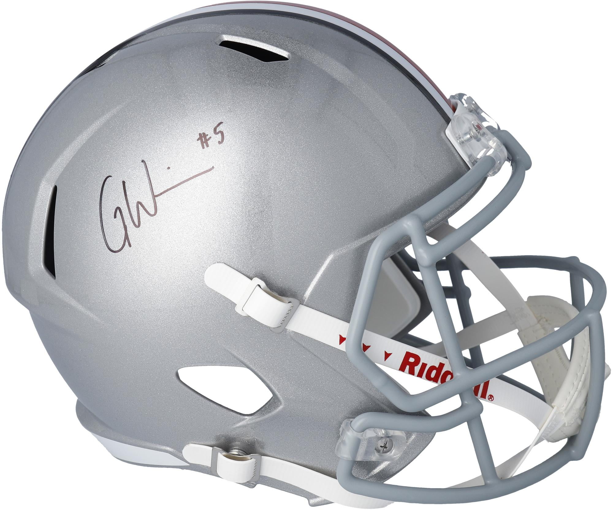 Garrett Wilson Ohio State Buckeyes Autographed Riddell Speed Replica ...