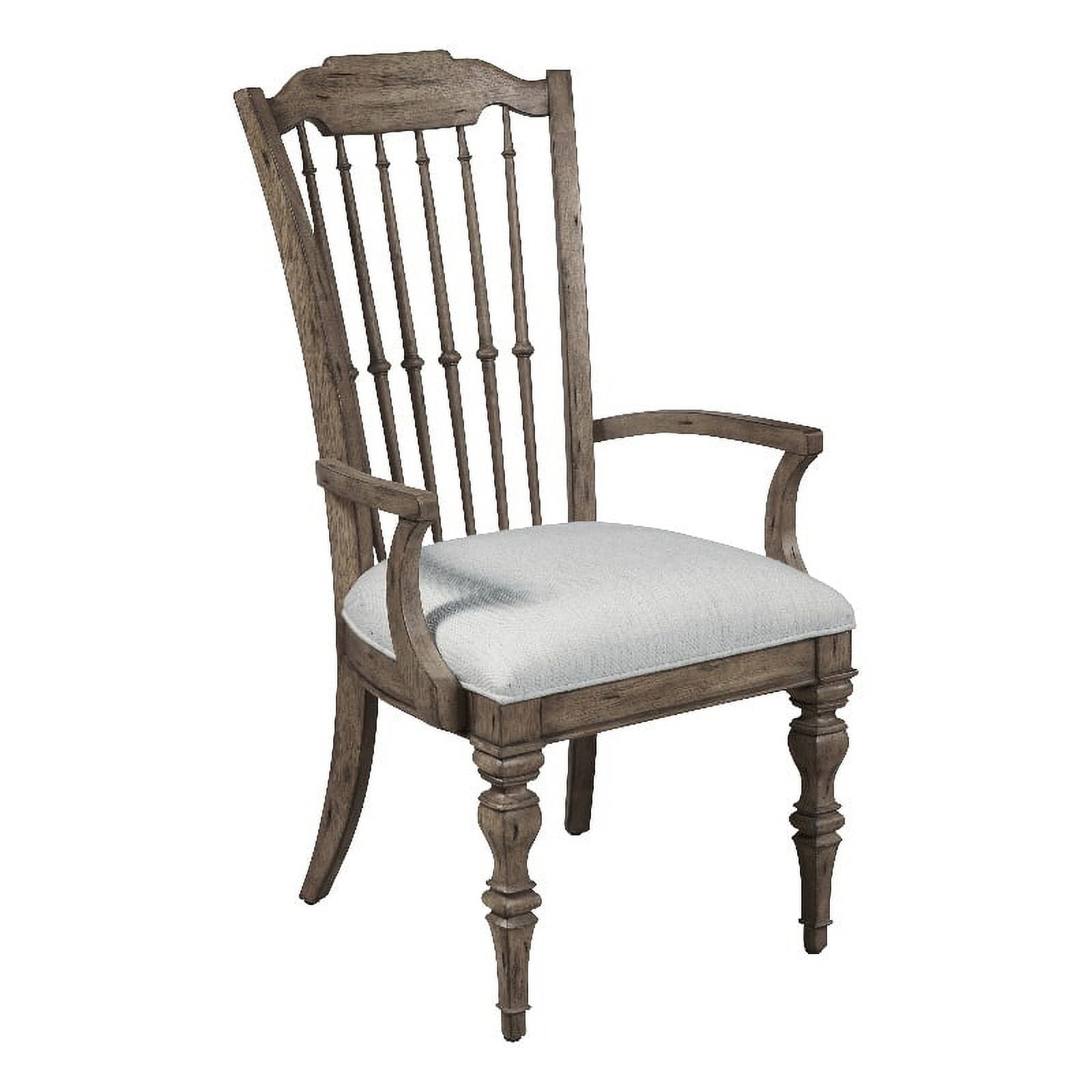 Garrison Cove Wood Spindle-Back Arm Chair in Honey Brown by Pulaski ...