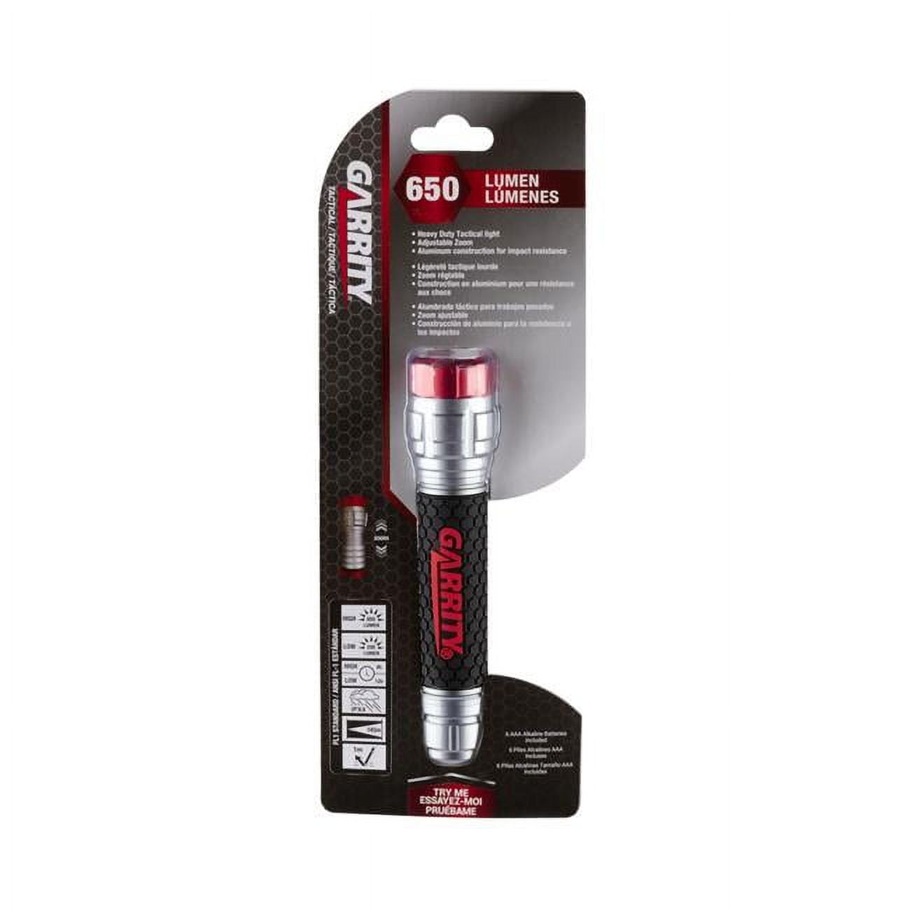 Garrity GA8014 650lm Tactical Flashlight - Walmart.com