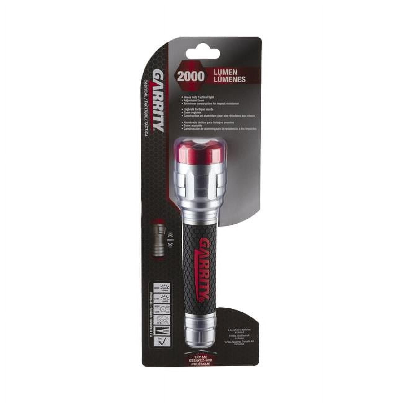 Garrity GA8016 2000lm Tactical Flashlight - Walmart.com