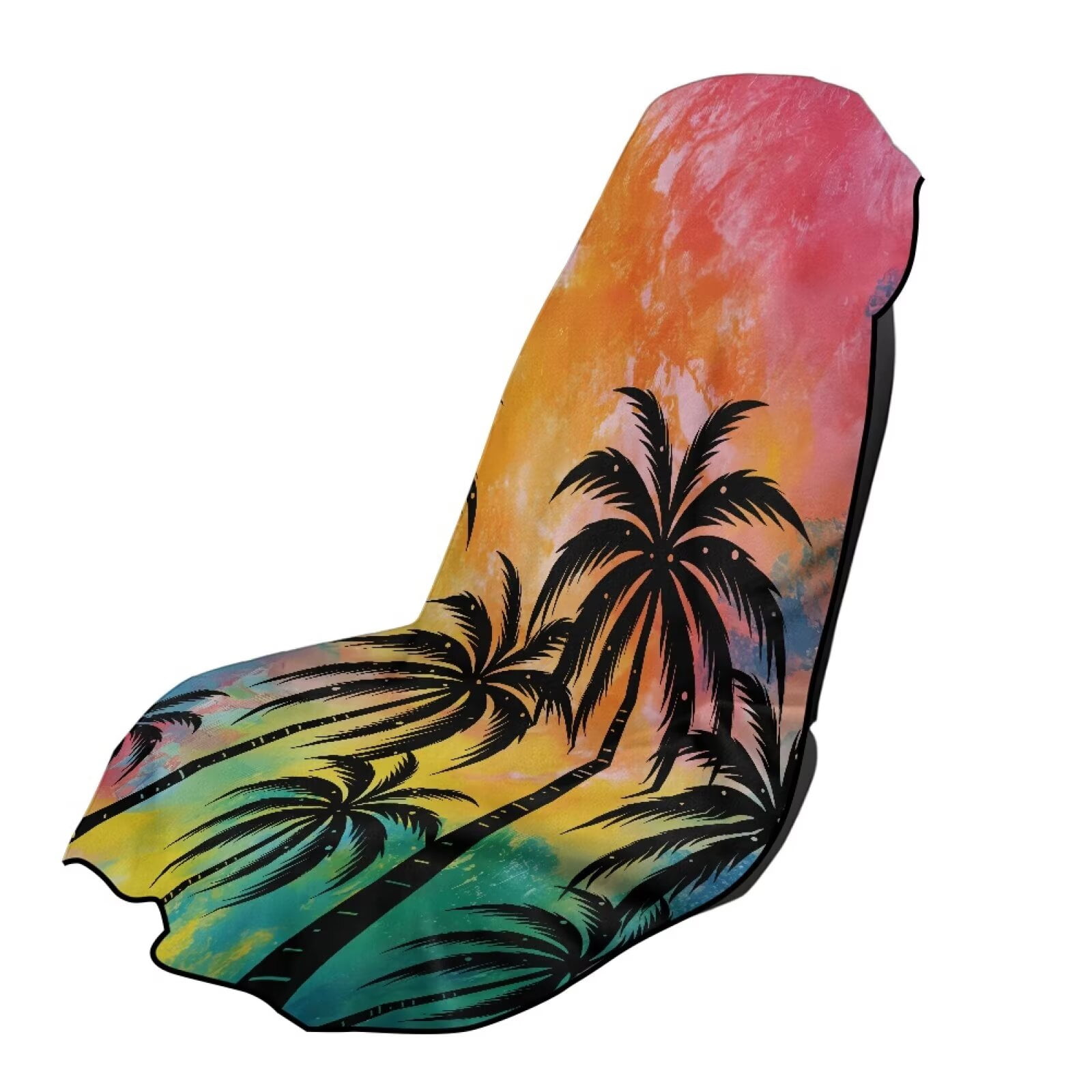 Garronmavis Coconut Tie-Dye Car Seat Cover Protector Sweat Towel ...