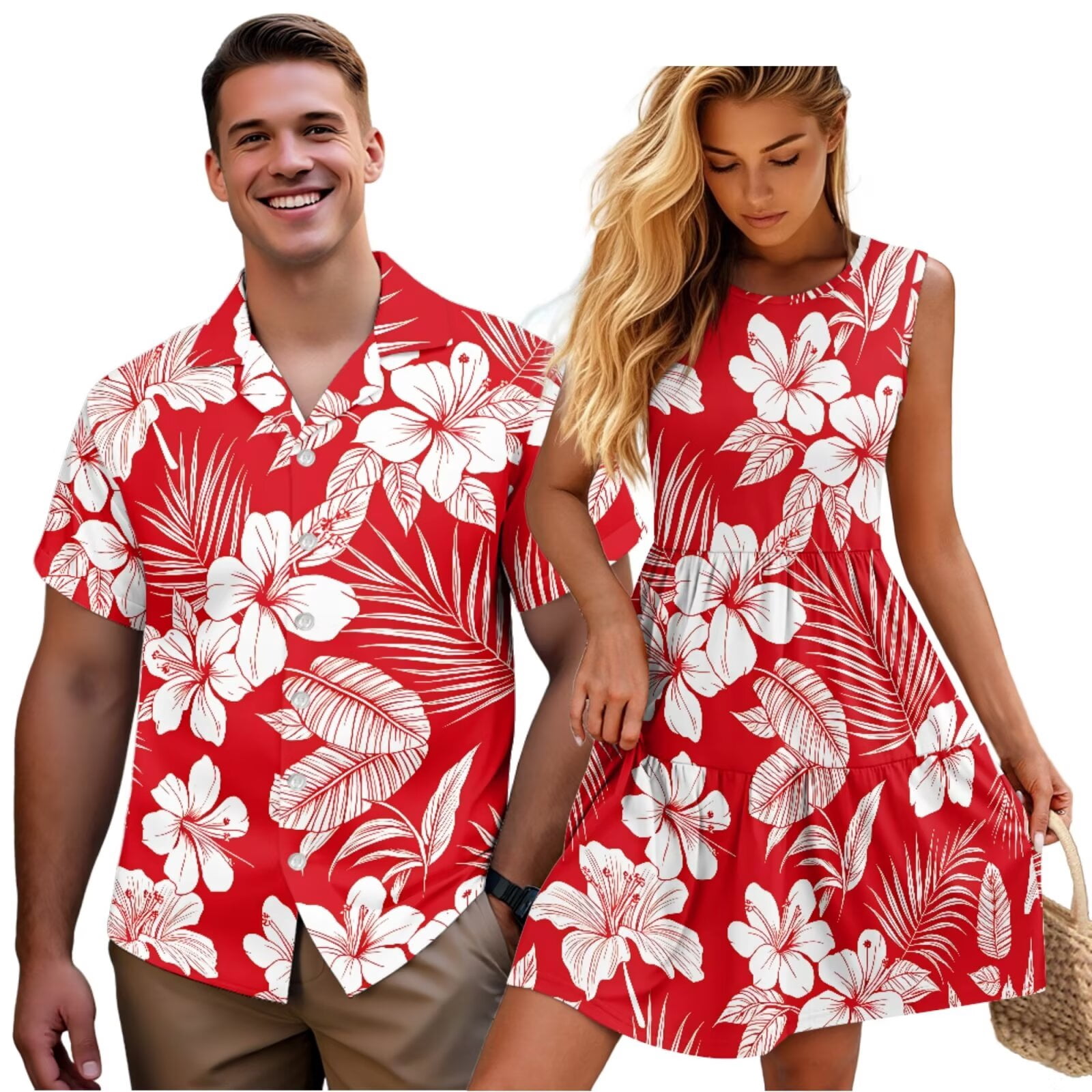 Garronmavis Couple Outfits Matching Sets Mens Short Sleeve Shirt Size ...