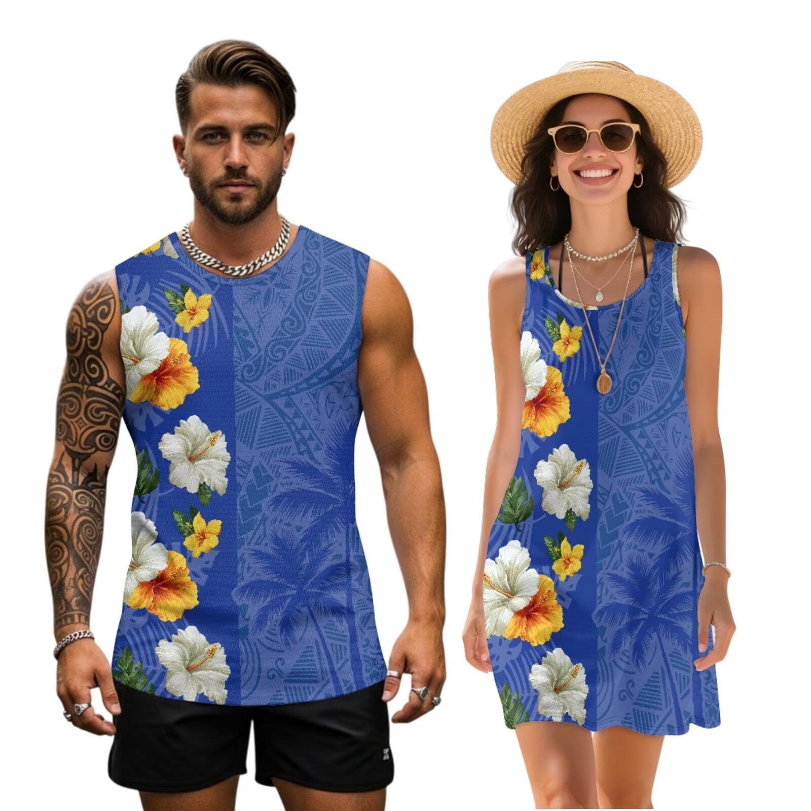 Garronmavis Couple Outfits Men Tank Top Men's Sleeveless Shirts Size M ...