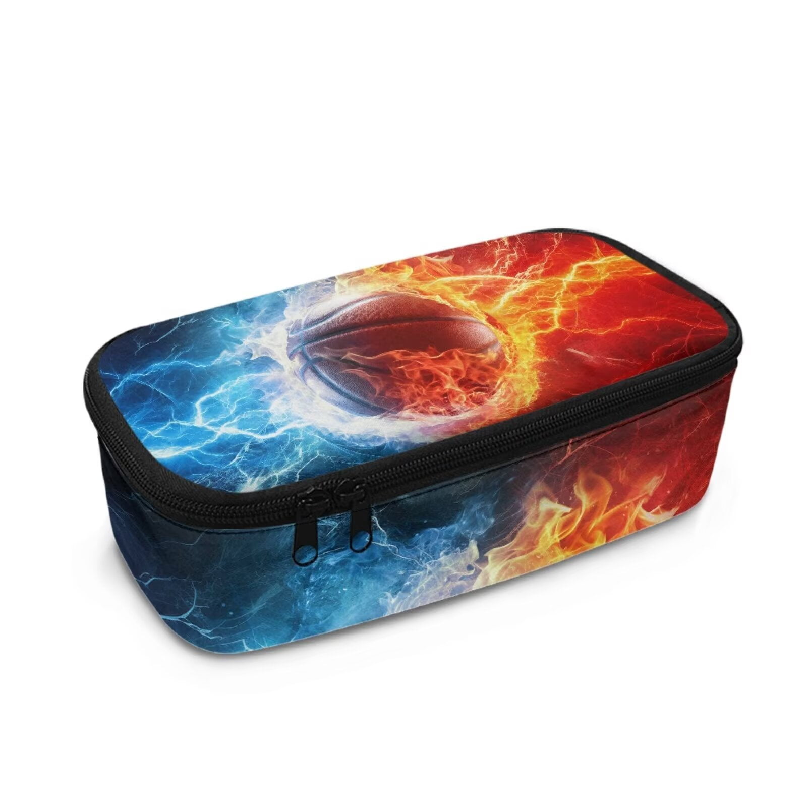 Garronmavis Flame Basketball School Pencil Case for Girls Boys ...