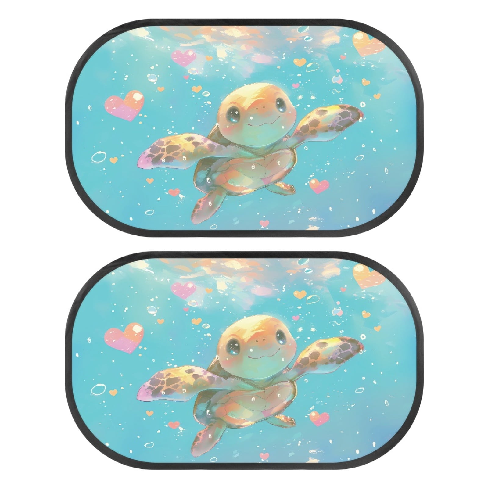 Garronmavis Lovely Turtle 2 Pack Sun Shade Car Window Baby Car Window ...