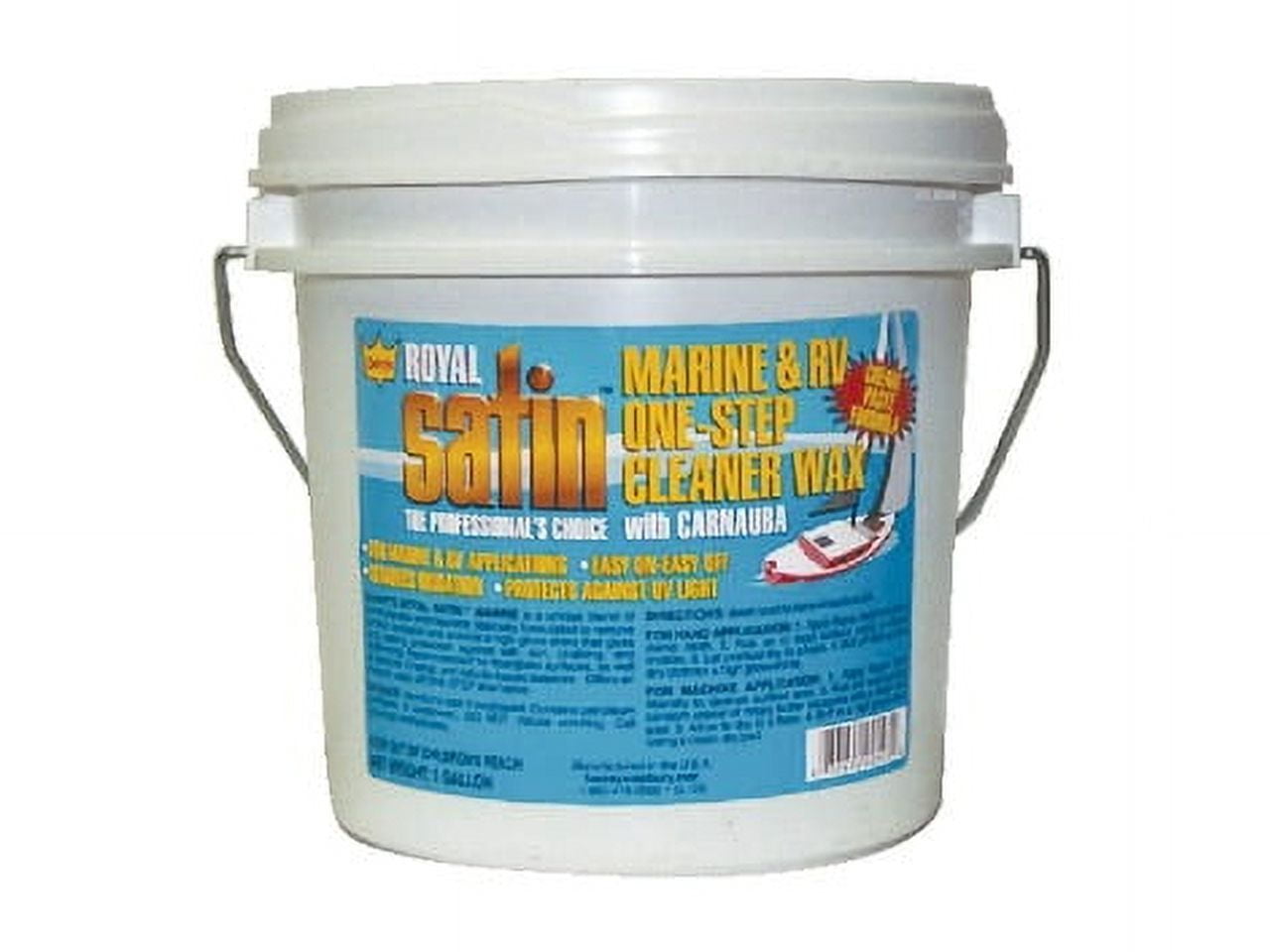 Garry's Royal Satin Marine & RV ONE STEP Cleaner Wax 1 Gallon - Walmart.com