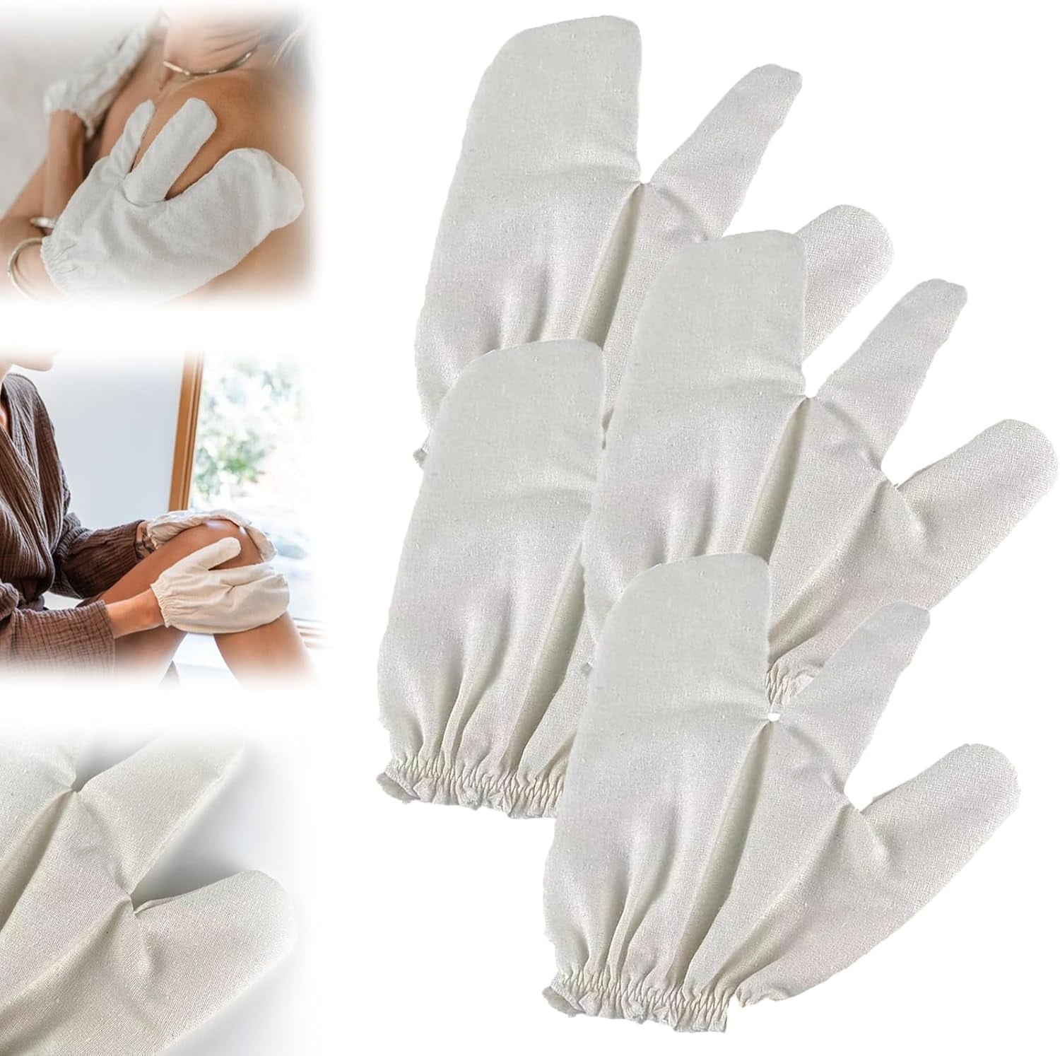 Garshana Gloves, Garshana Glove Raw Silk, Raw Silk Massage Gloves ...