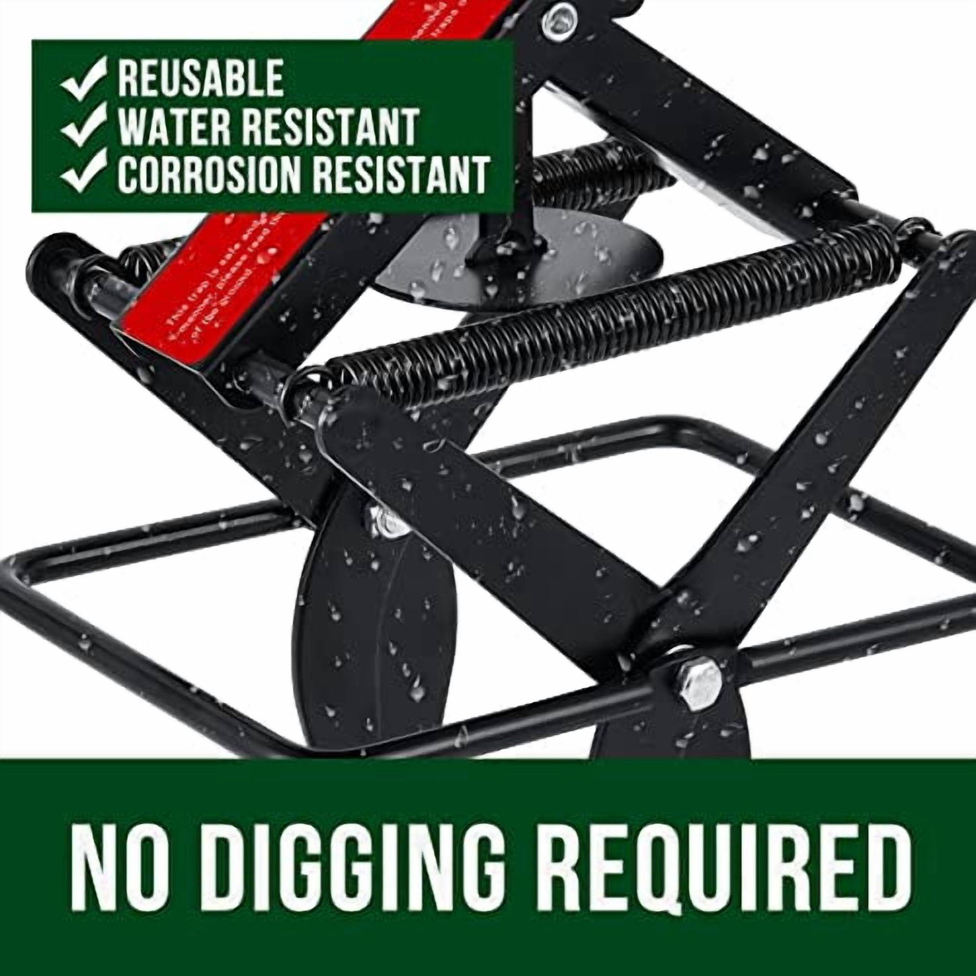 Garsum Mole Traps That Kill, EasySet Eliminator Black Scissor Traps ...