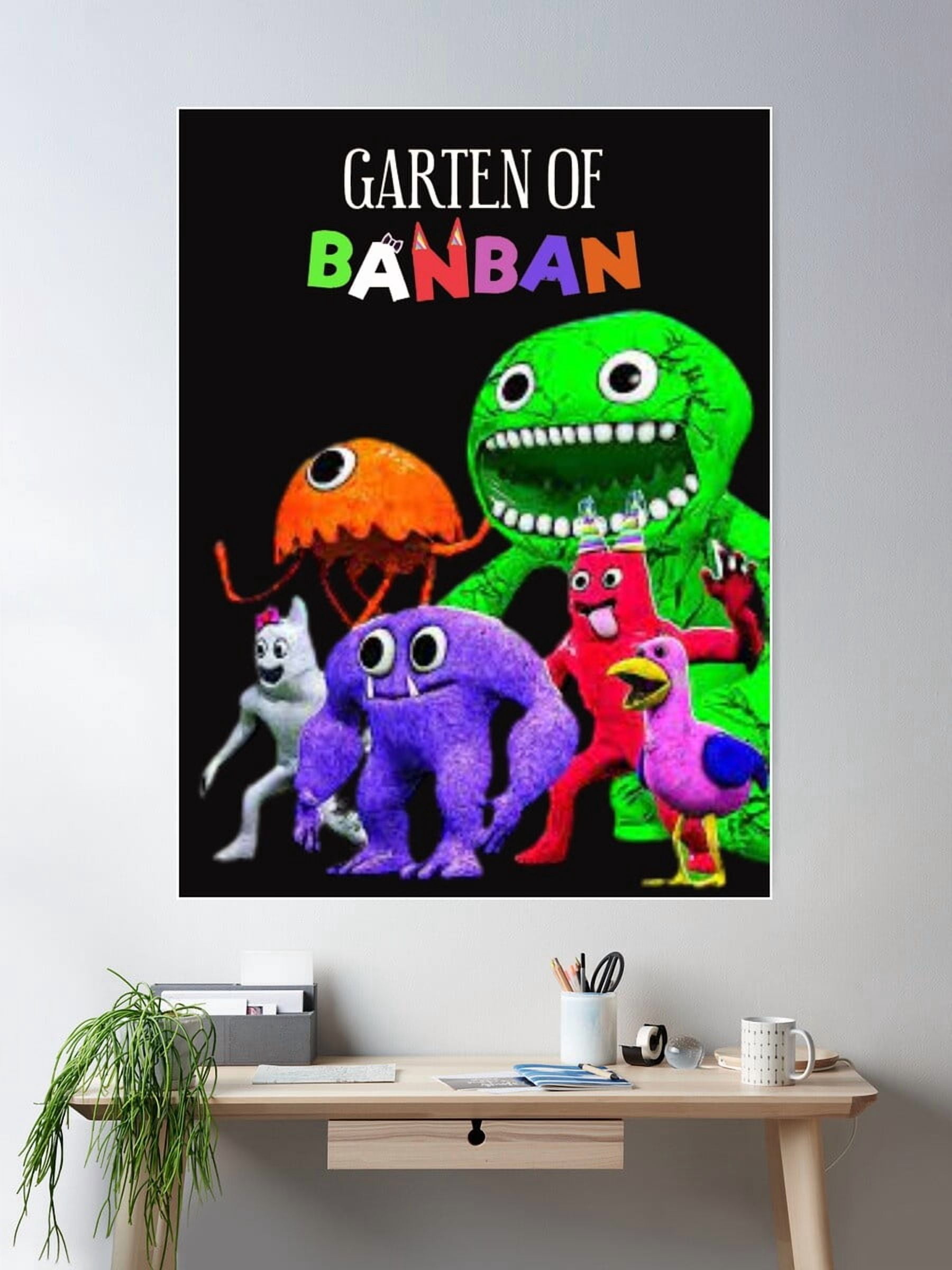Garten Of Banban Characters Poster Wall Art, Modern Wall Decor For ...
