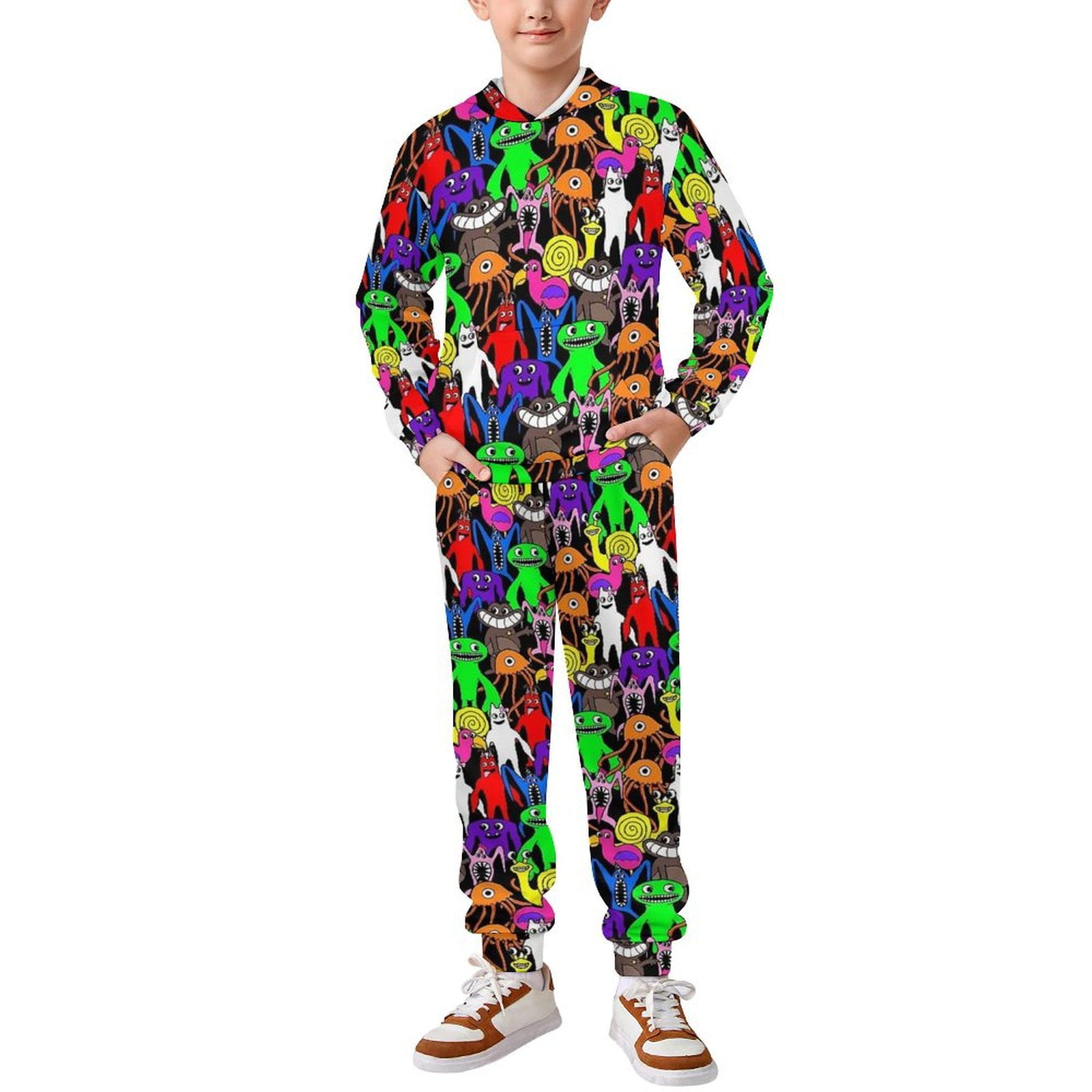 Garten of Banban 2 Piece Outfits Hoodie Sweatsuits Set Sweatpants Long ...