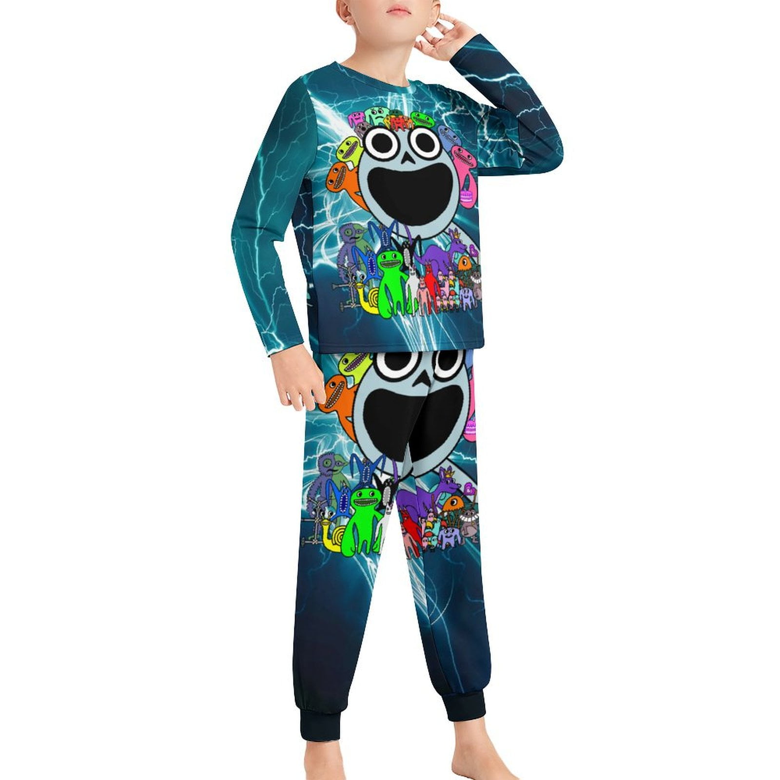 Garten of Banban Pajama Suit Sleepwear Long Sleeve Pants And Tops 2 ...