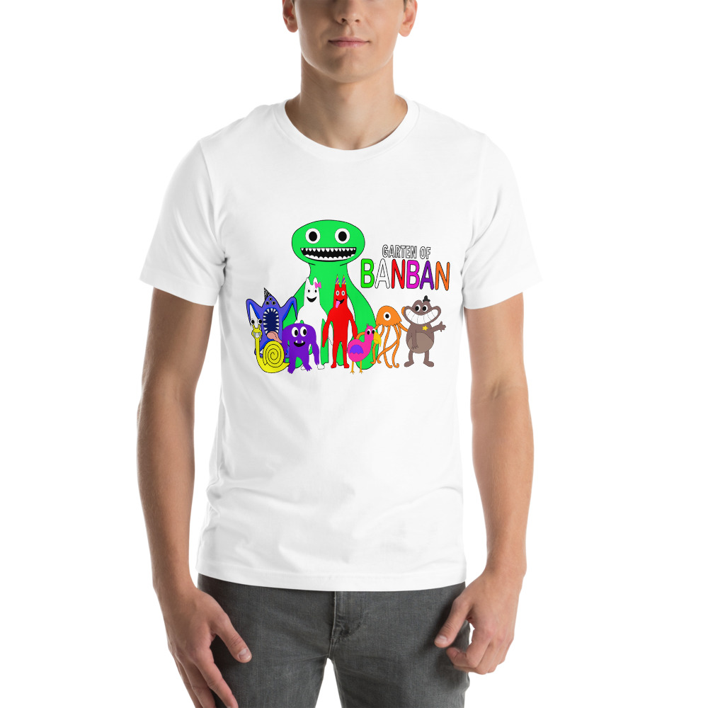 Garten Of Banban T shirt Design Unique Playful Cartoon Characters Garten Of Banban T shirt Design Unique Playful Cartoon Characters