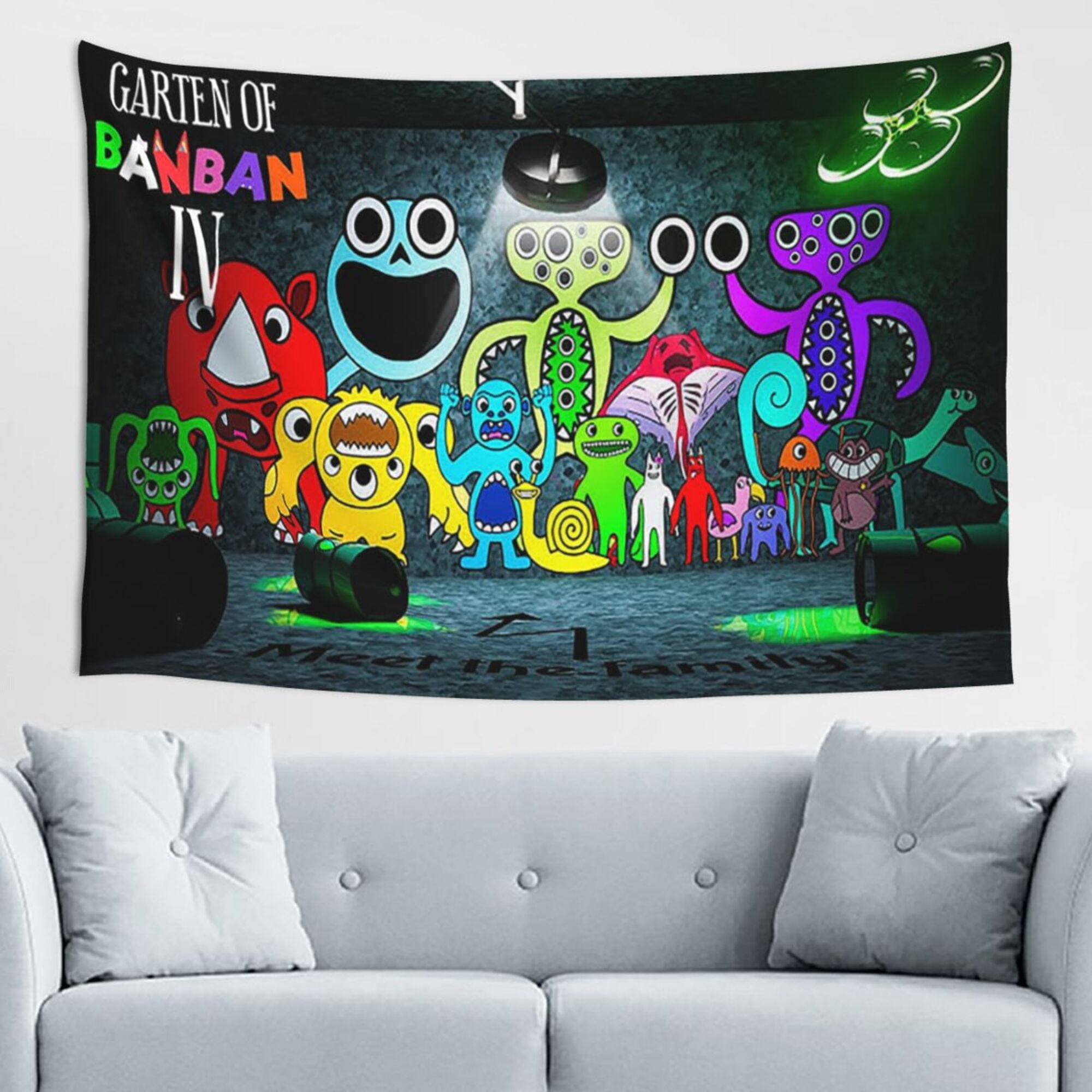 Garten of Banban Tapestry Banner 60 X 40 inch Decor Art Tablecloth Wall ...