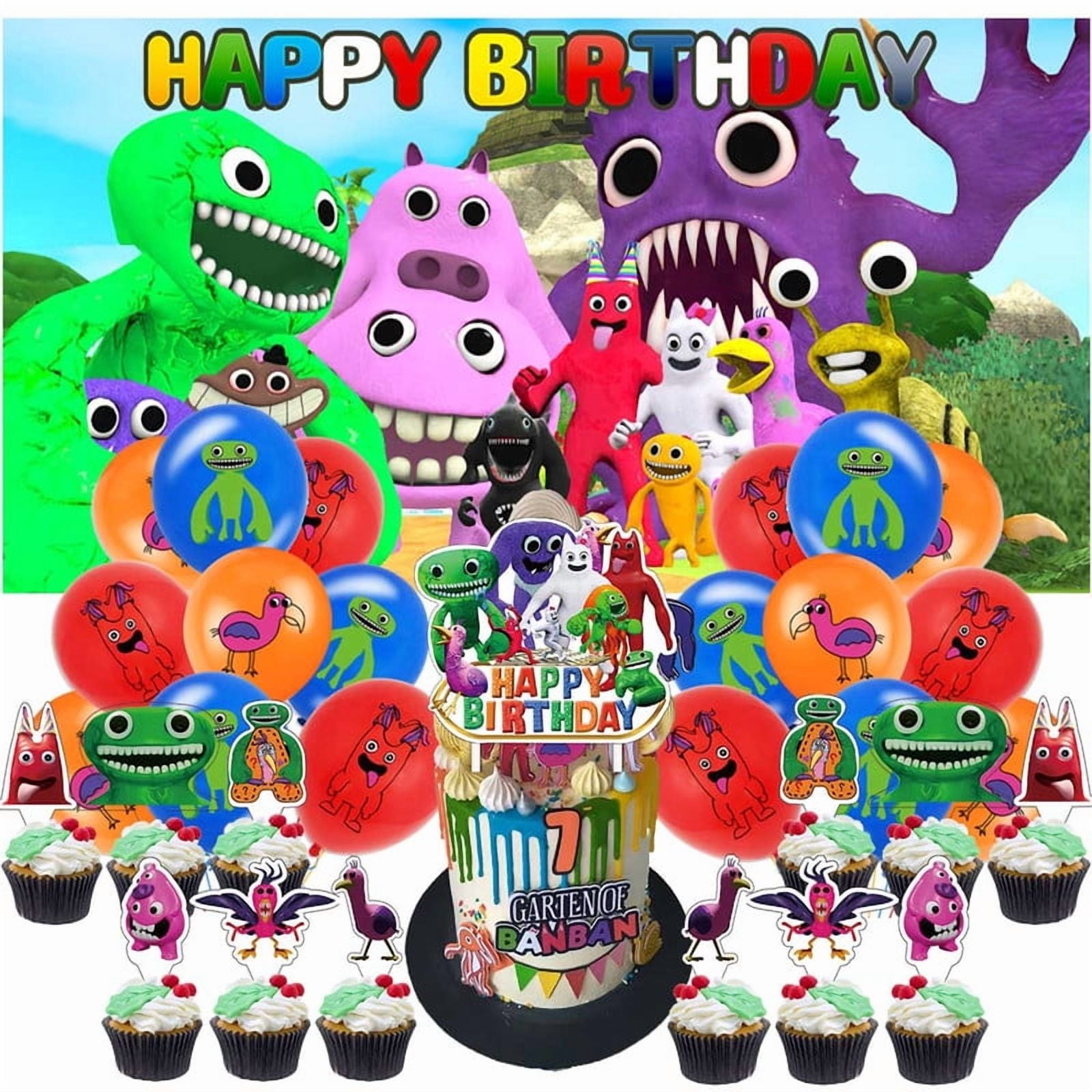 Garten of banban Birthday Latex Balloons Party Supplies Kit Decor ...