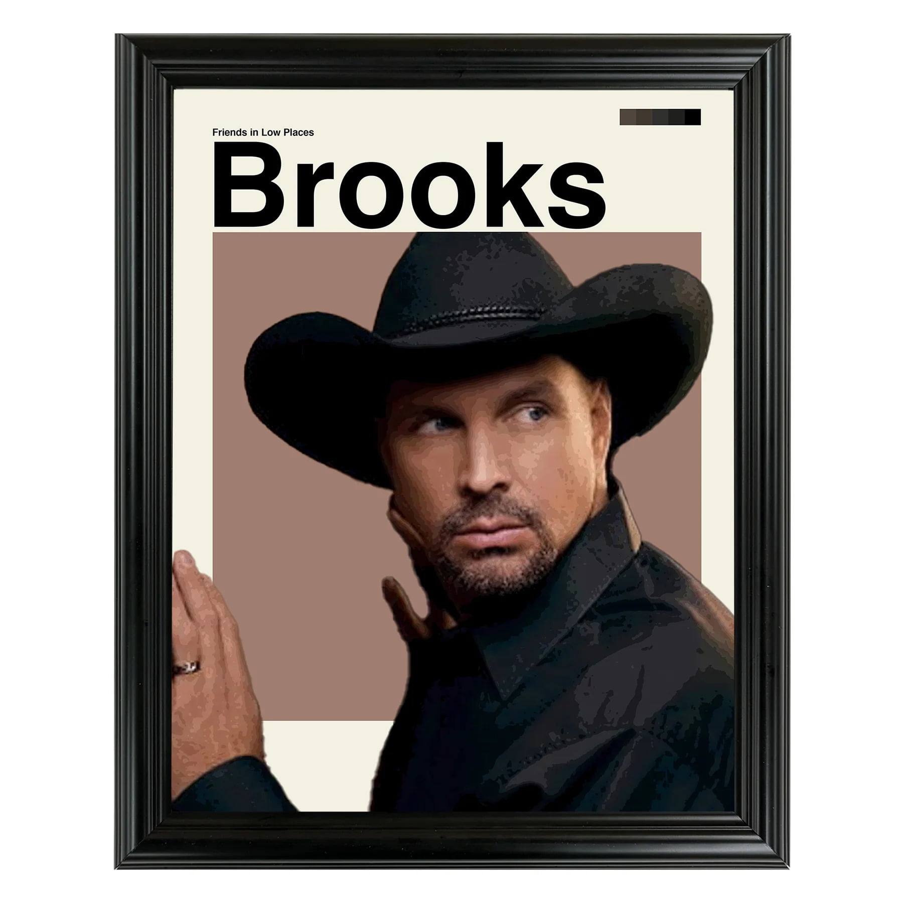 Garth Brooks Framed Sports Art Photo by Thomas Maxwell - Walmart.com