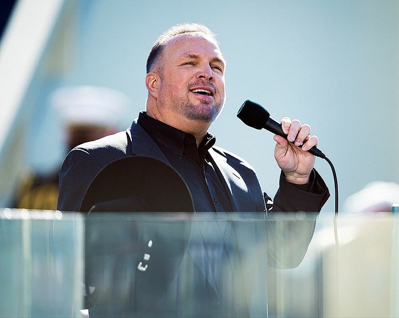 Garth Brooks Sings at 59th Inauguration Ceremony Style - A - 12x18 Inch ...