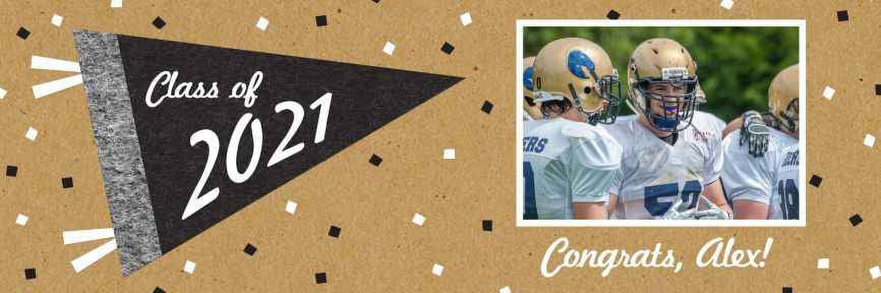 Gartner Studios Assorted Colors Graduation Party Banner, 72" x 24 ...