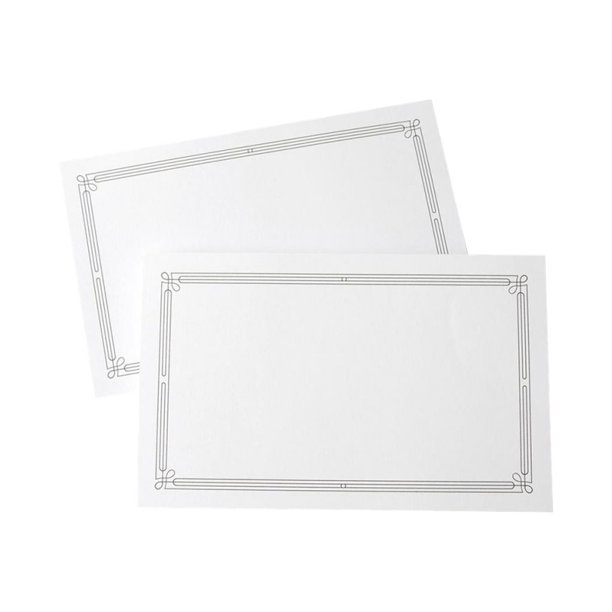 Gartner Studios - Card stock - white, black border - 8 in x 5 in 10 ...