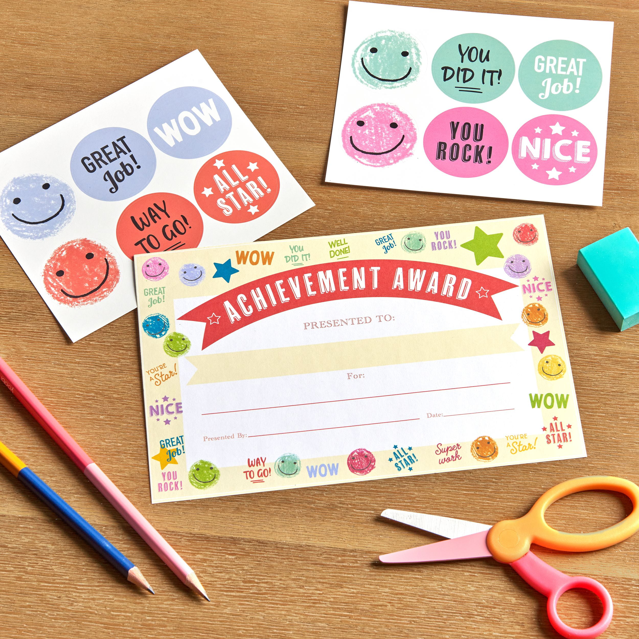 Gartner Studios Smile Achievement Awards for Students – Set of 20 with ...
