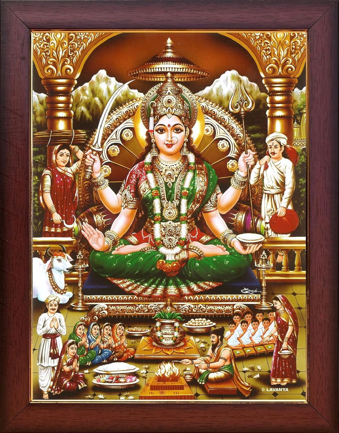 Garuda Photos Goddess Santoshi Mata ki Photo FrameJai Santhoshi Santoshi Matha Maa Ma Photos ...