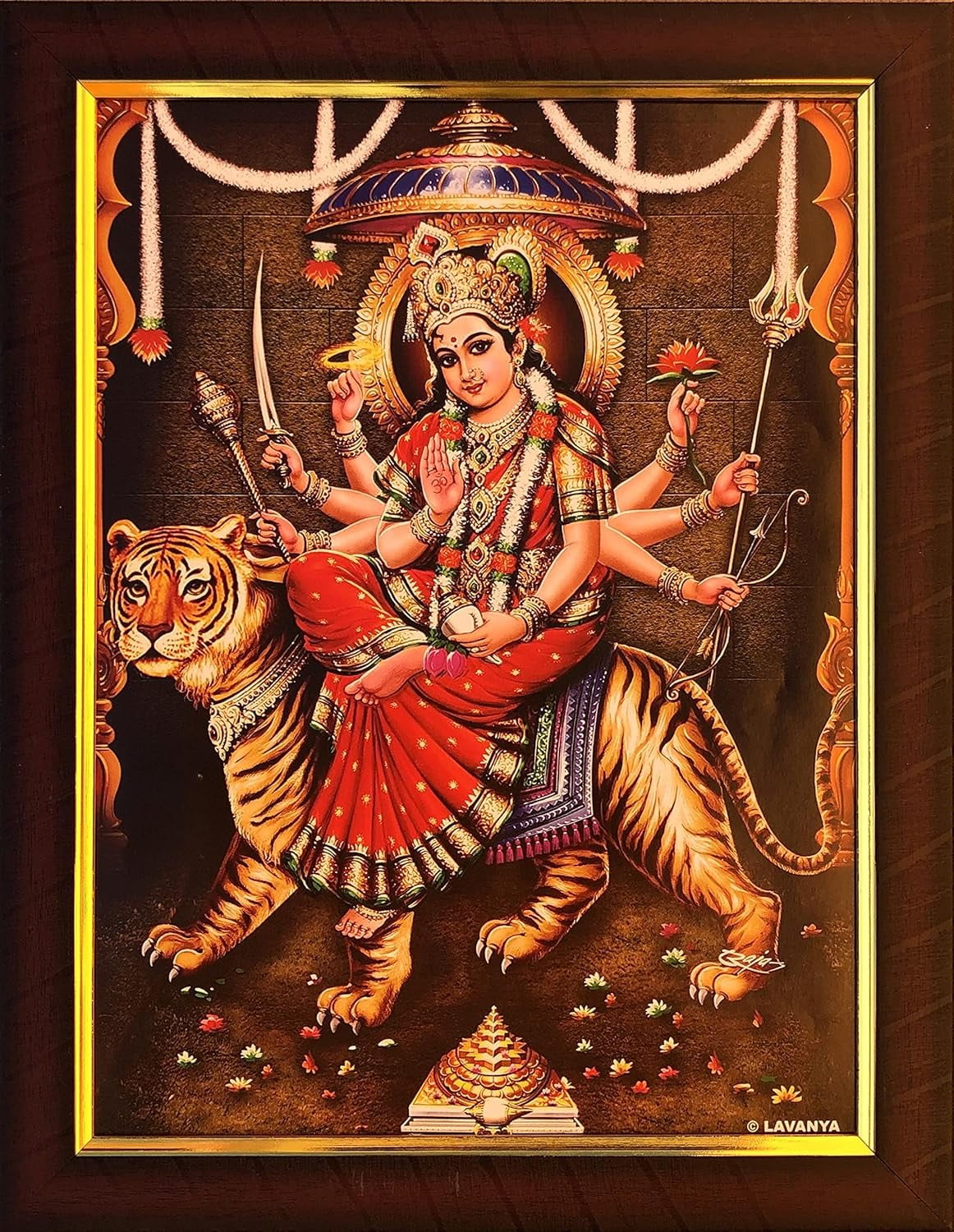 Garuda Photos Goddess Sri Durga Devi Photo Frame Regular 13 X 10 Inch ...