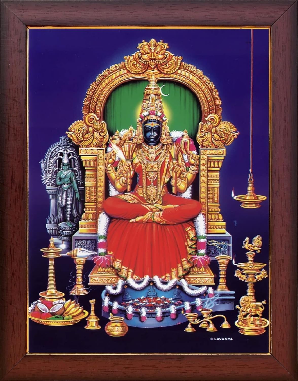 Garuda Photos Goddess Sri Kanchi Kamakshi Photo Frame Kanchi Kanji Kamatchi Kamachi Ambaal Amman ...