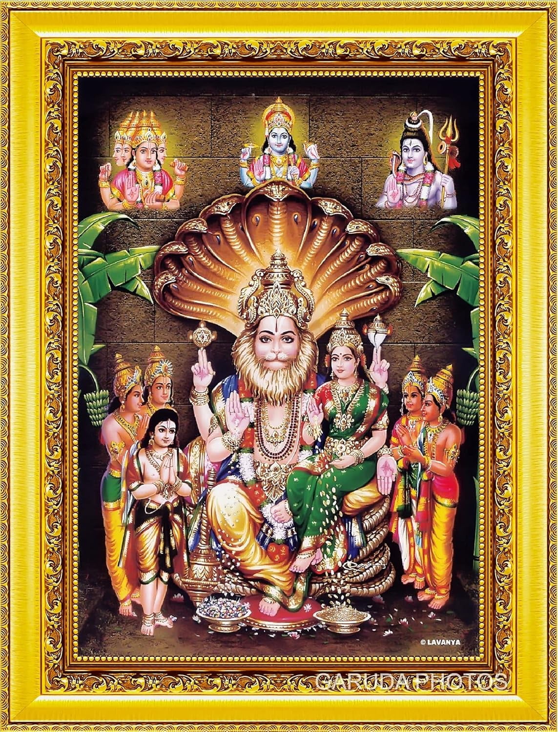 Garuda Photos Lakshmi Narasimha Swamy PhotosSri Laxmi Lord God Bhagwan ...