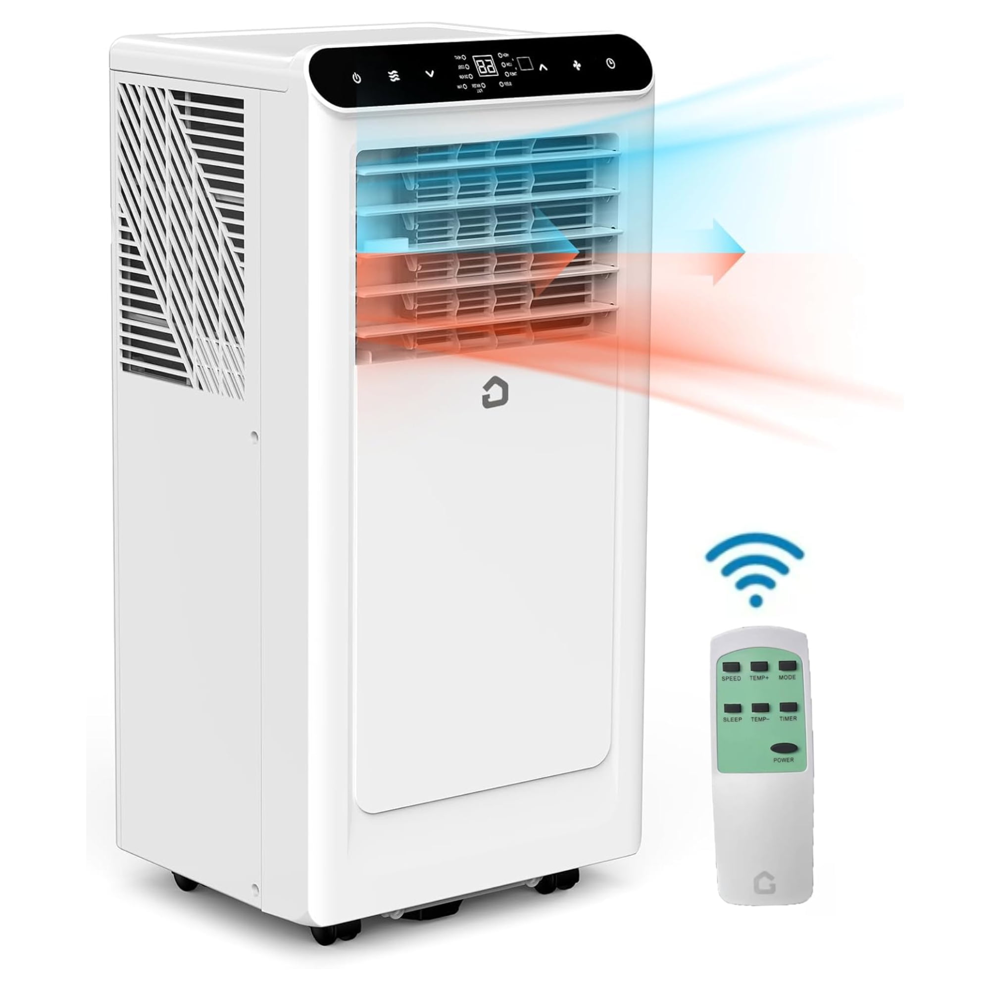 Garvee 10000 BTU Air Conditioner with Heater, 4-in-1 Small AC Unit W ...