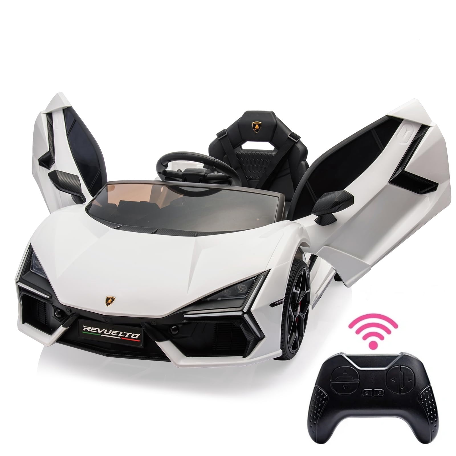 Garvee 12V Licensed Lamborghini Revuelto Ride On Car for Kids, Battery ...