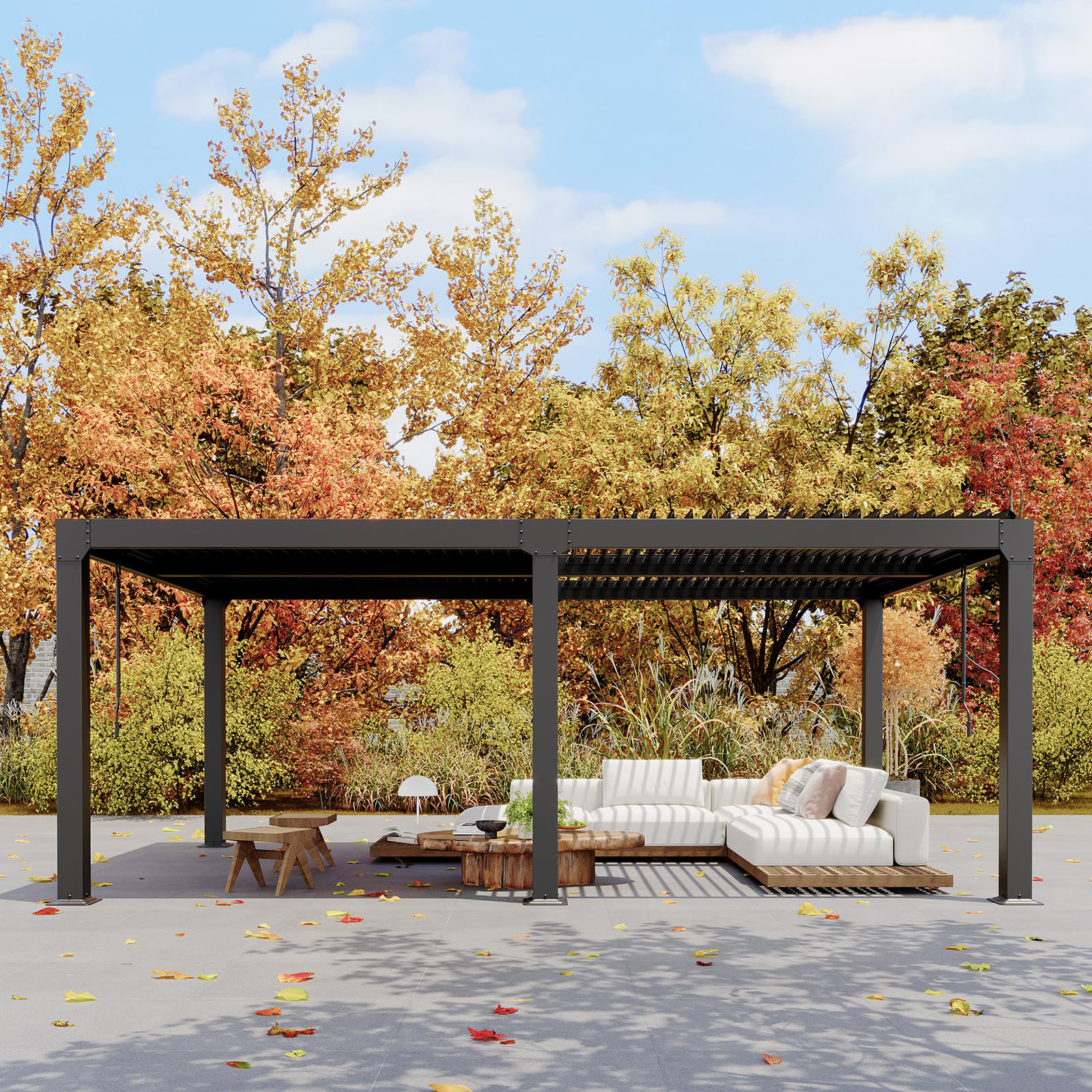 12x20 Pergola With Roof