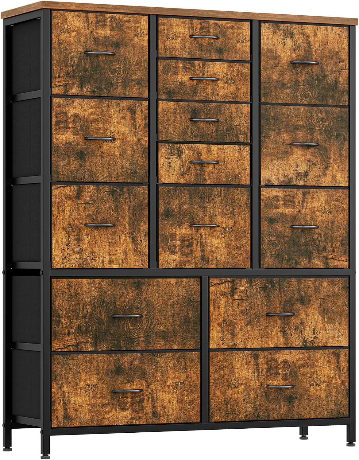 Garvee 15-Drawer Fabric Chest of Drawers, Versatile Storage Solution ...