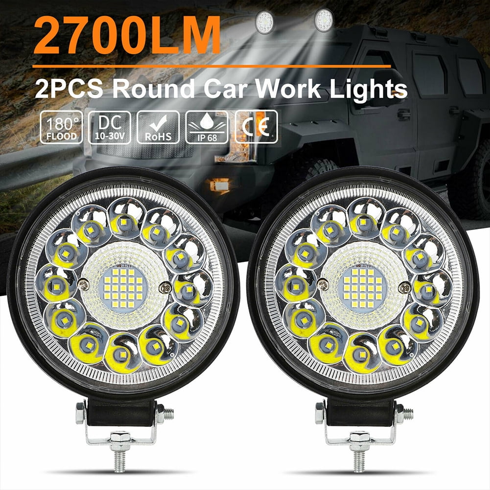 Garvee 2 Pcs 4.5-inch 99w Car Led Work Light 9v-36v Truck Headlight ...