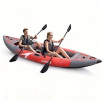 Intex 2-Person Inflatable Kayak w/ Oar & Pump 2 pack & 1-Person ...