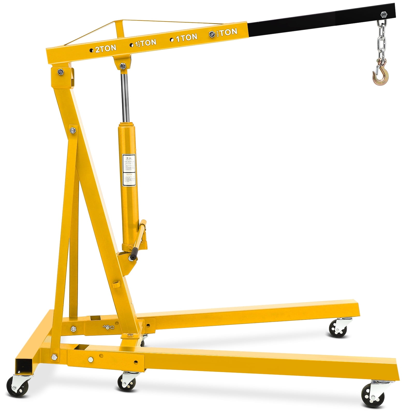 Garvee Hydraulic Folding Engine Lifting Hoist, 4000 Lb Max Weight ...