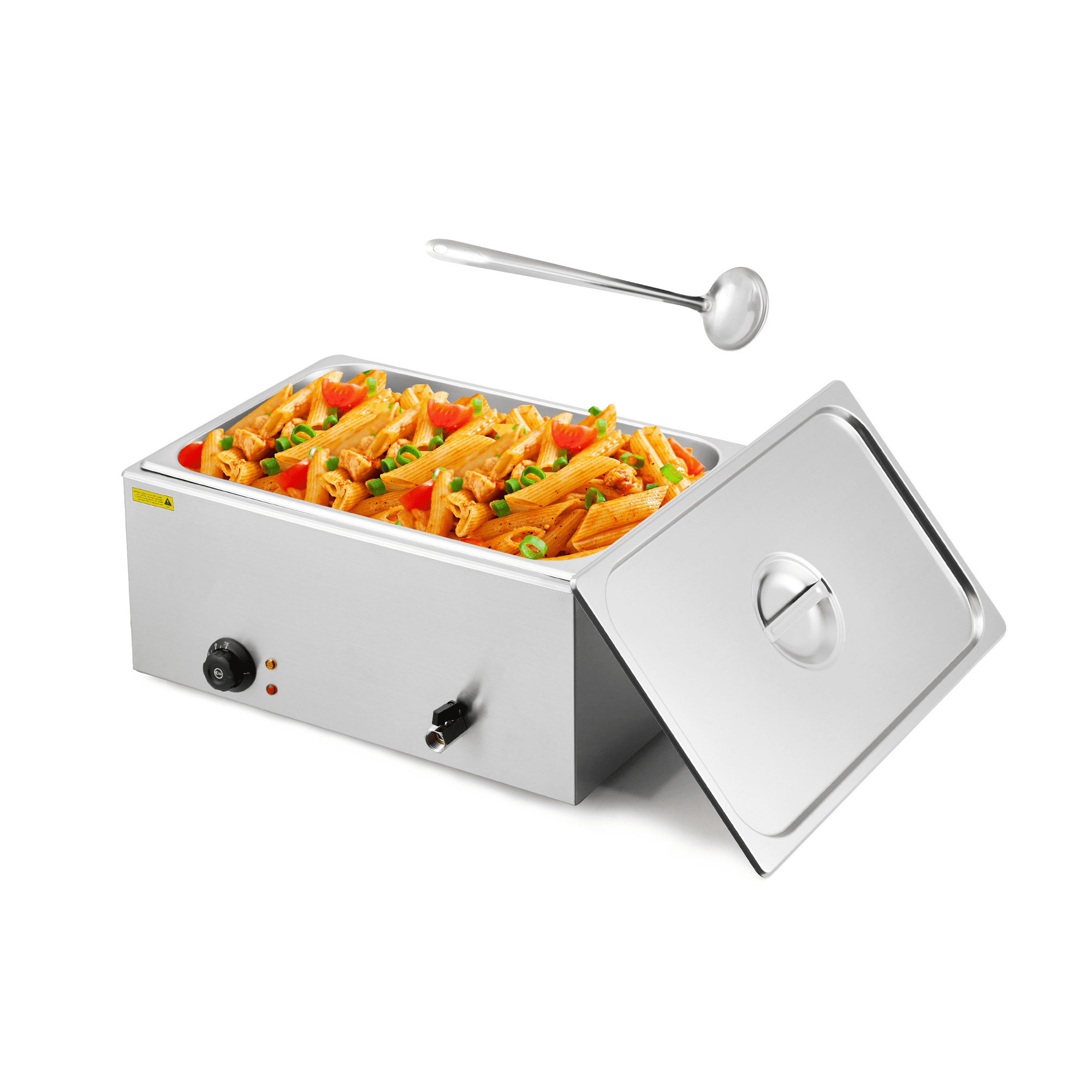 Garvee 21 Qt Commercial Food Warmer, 1 Pan Stainless Steel Bain Marie ...