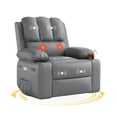 Garvee 22" Electric Massage Recliner Chair, 360° Swivel, Zero Gravity ...