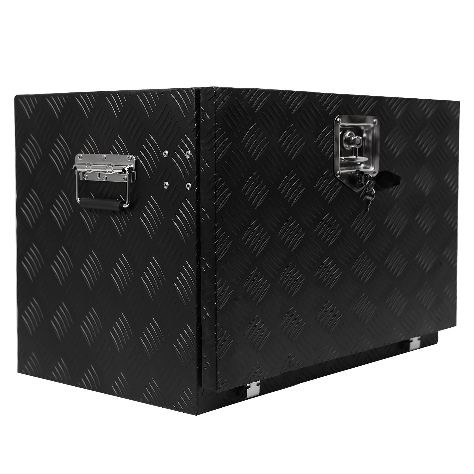 Garvee 24-Inch Heavy-Duty Aluminum Diamond Plate Tool Box – Lockable ...