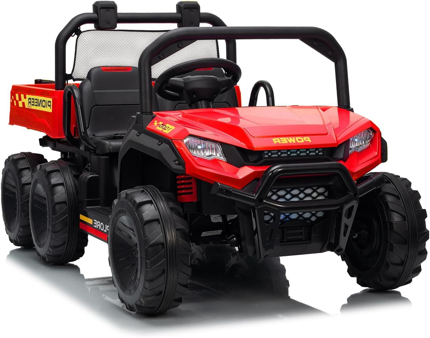 Garvee 24V 2-Seater Electric Dump Truck with Remote Control 4WD Off ...