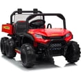 Garvee 24V 2-Seater Electric Dump Truck with Remote Control 4WD Off ...