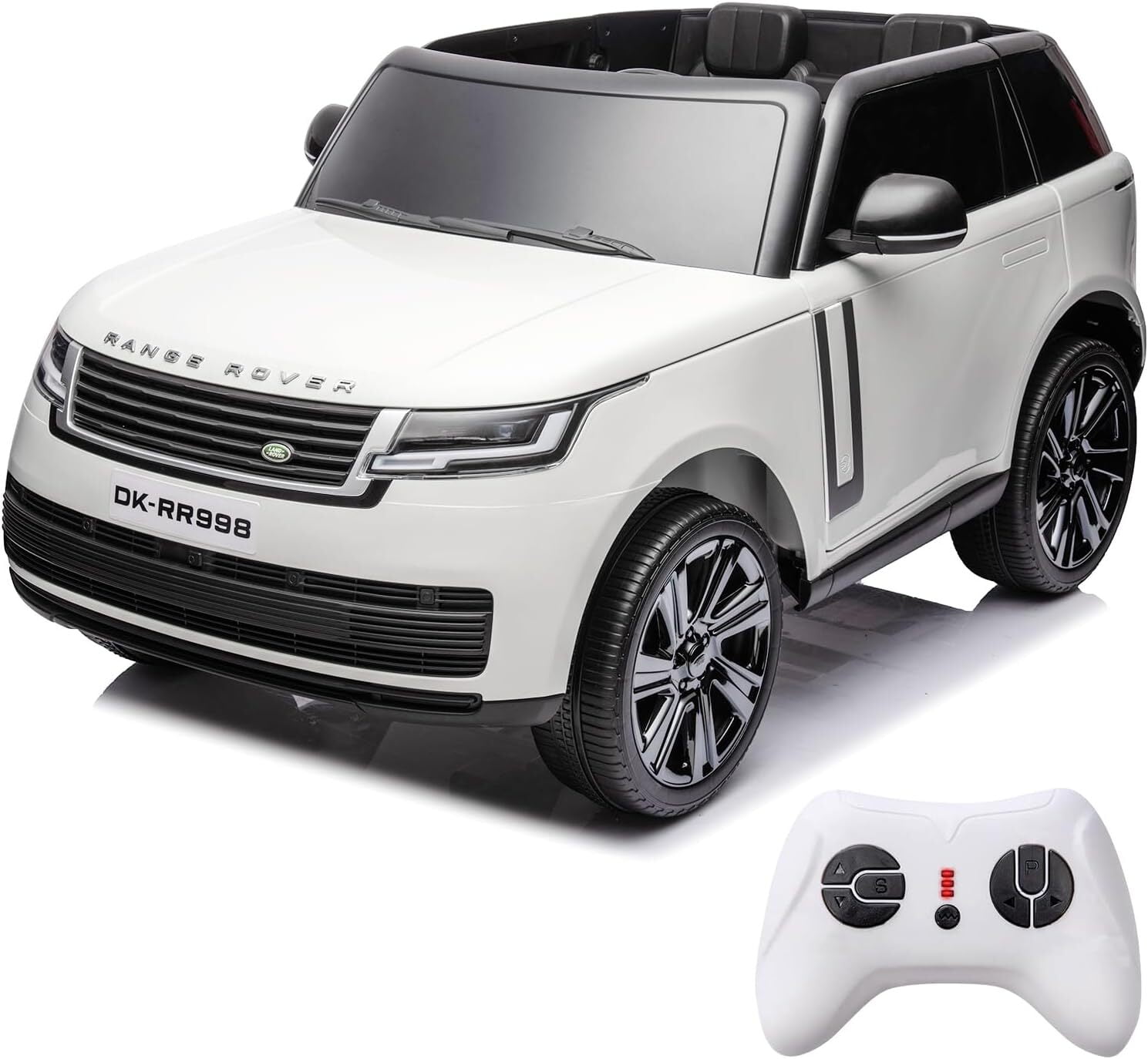 Garvee 24V 2-Seater Licensed Land Rover Ride-On Car Toy with Parental ...