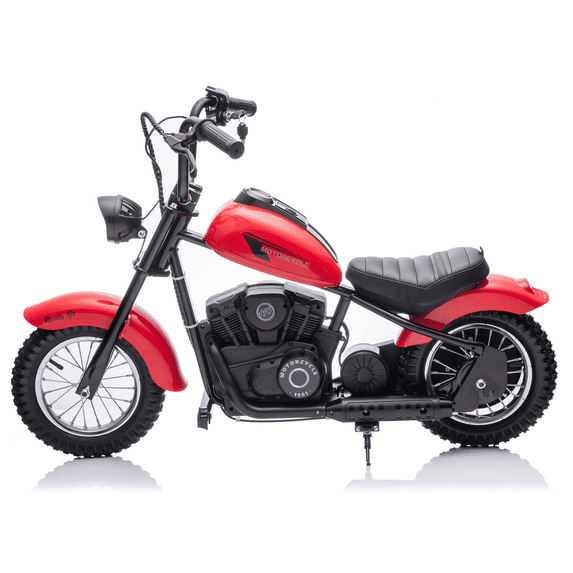 Garvee 24V Electric Dirt Bike with 250w Motor, 9AH Battery – Up to 14MPH, 60 Min Ride Time, Red ...