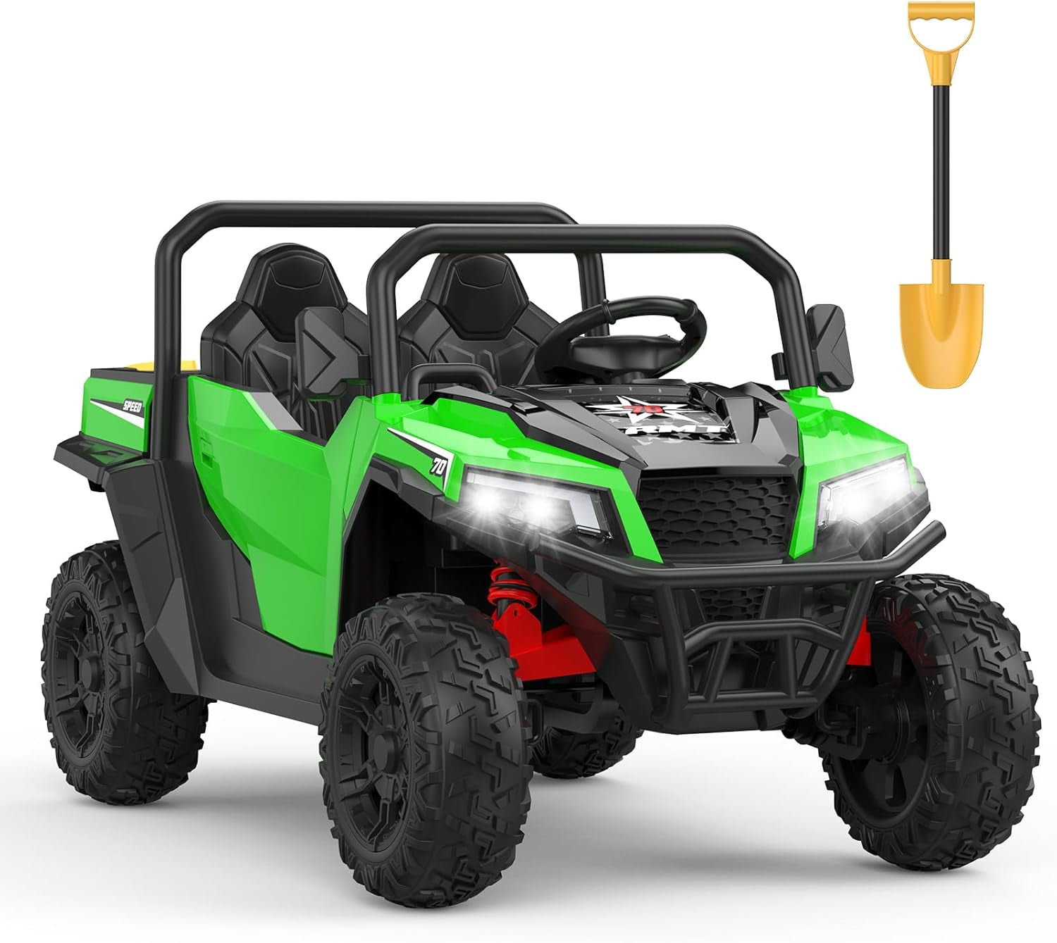 Garvee 24V Ride-On Dump Truck with Remote Control - Electric Dump Bed ...