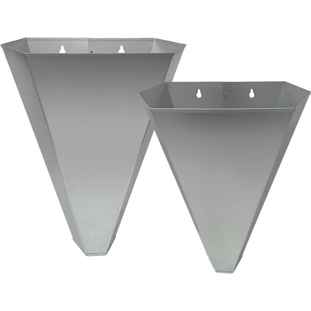 Garvee 2Pcs Chicken Cone, Galvanized Steel Poultry Restraining Cone ...