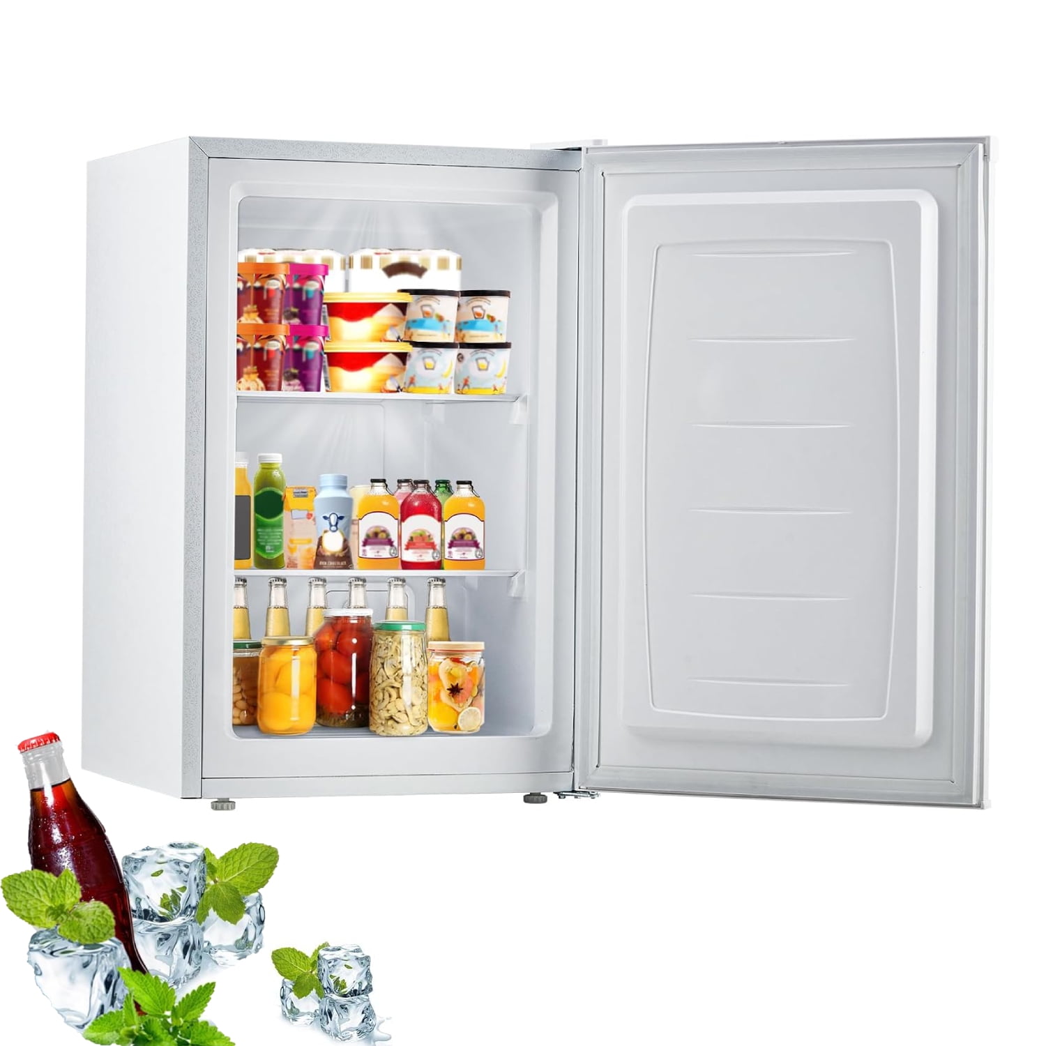 Garvee 3.0 Cu.ft Small Freezer, Mini Deep Freezer with Reversible ...