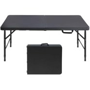 6ft Heavy Duty Portable Folding Table - Plastic Dining Table Indoor ...