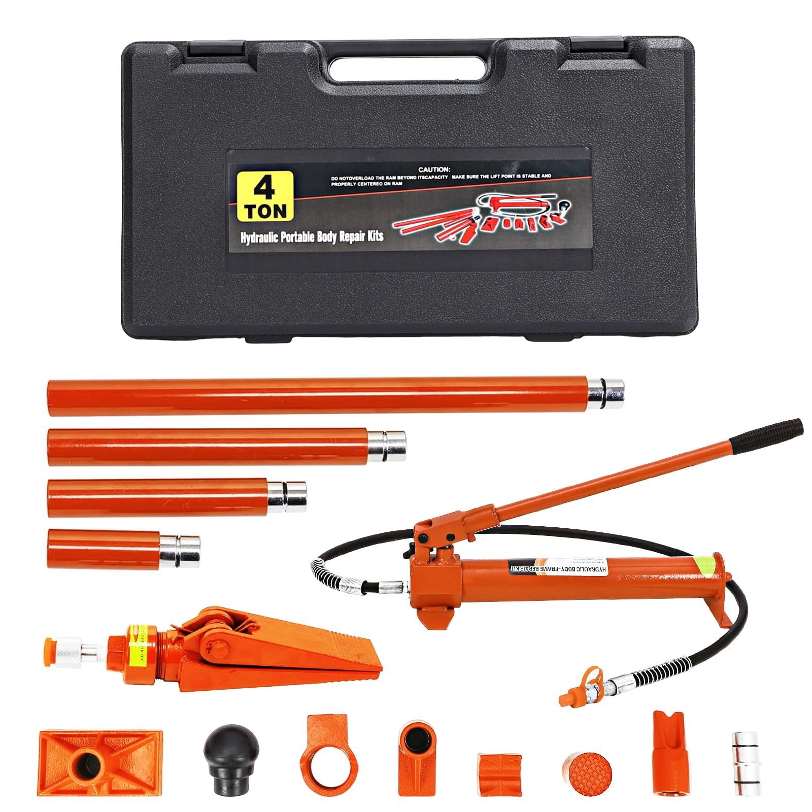Garvee 4 Ton Porta Power Hydraulic Jack Kit – Heavy Duty Lifting Ram, 4 ...