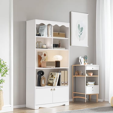 Free Shipping! Nathaniel Home, 70'' Versatile Bookcase with Doors ...